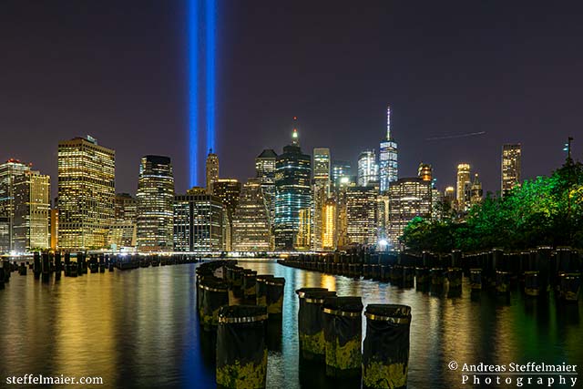 9/11 Twin Tower lights | Andreas Steffelmaier Photography